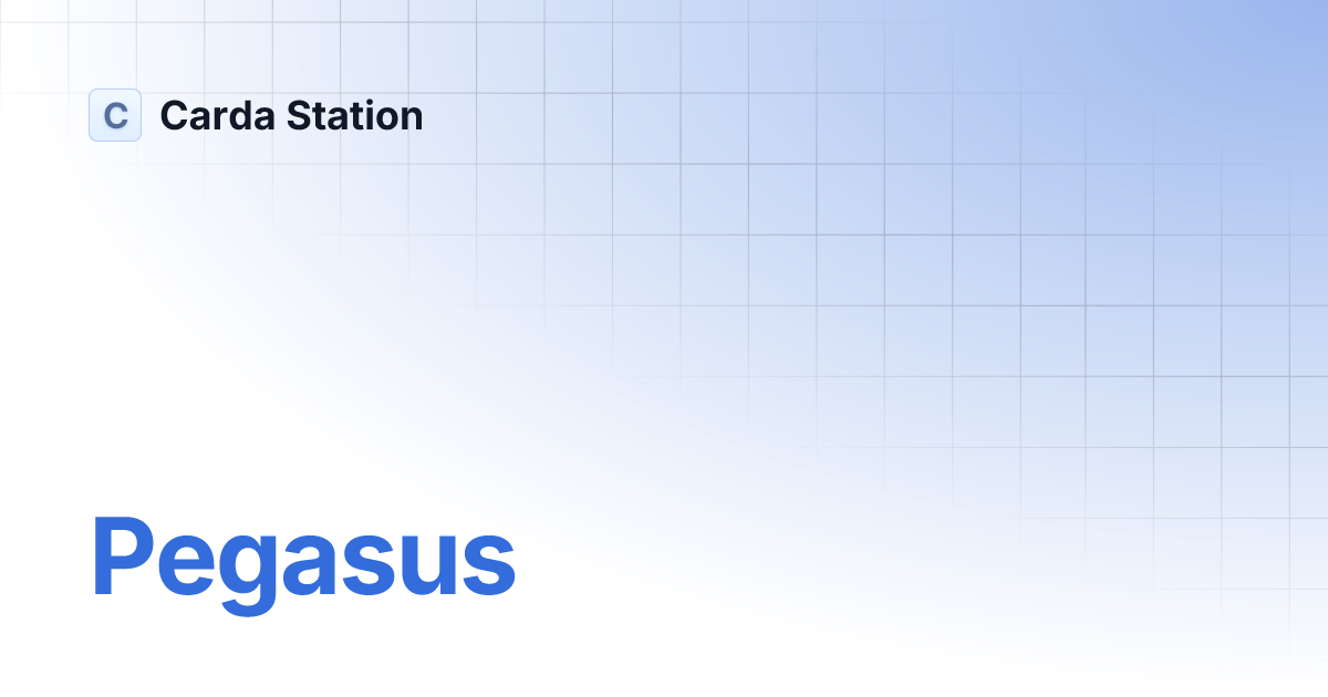 Pegasus | Carda Station